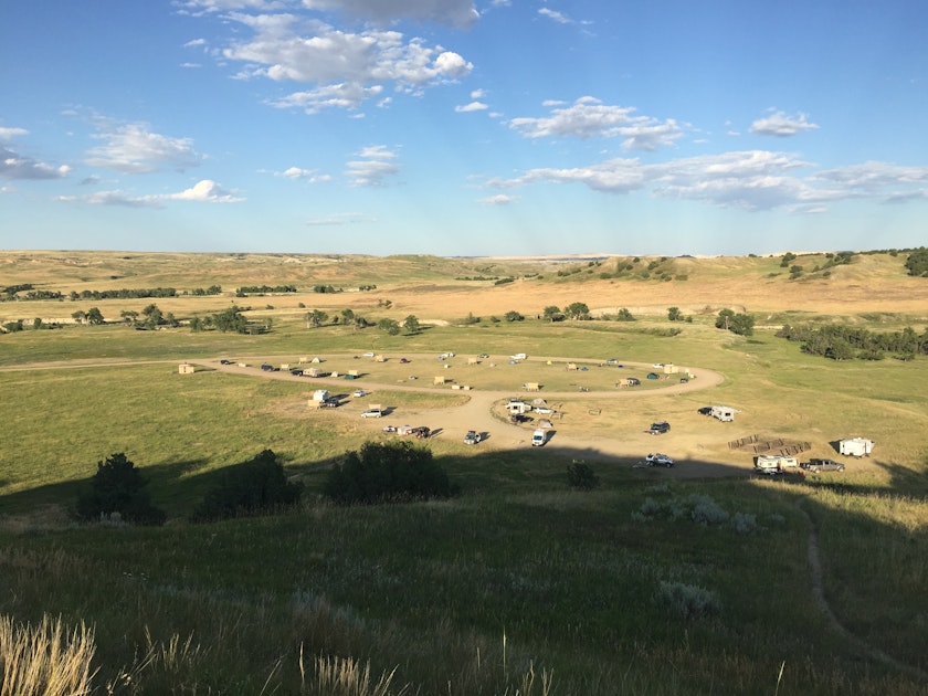 Camp at Sage Creek Campground, Sage Creek Campground